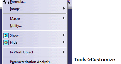 Design Tech Academy: CATIA Setting:- How to add Shortcut key on Commands (Shortcut for Hide/Show ...