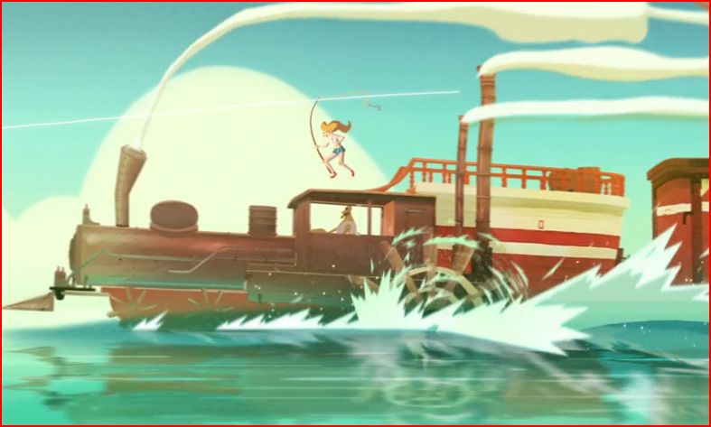 Animated Film Reviews: Fishing Train