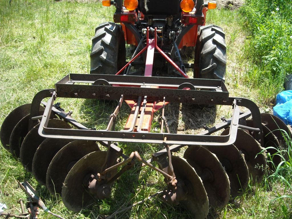 Stark Hollow Farm: Vanessa Conquers the Ancient Disc Harrow