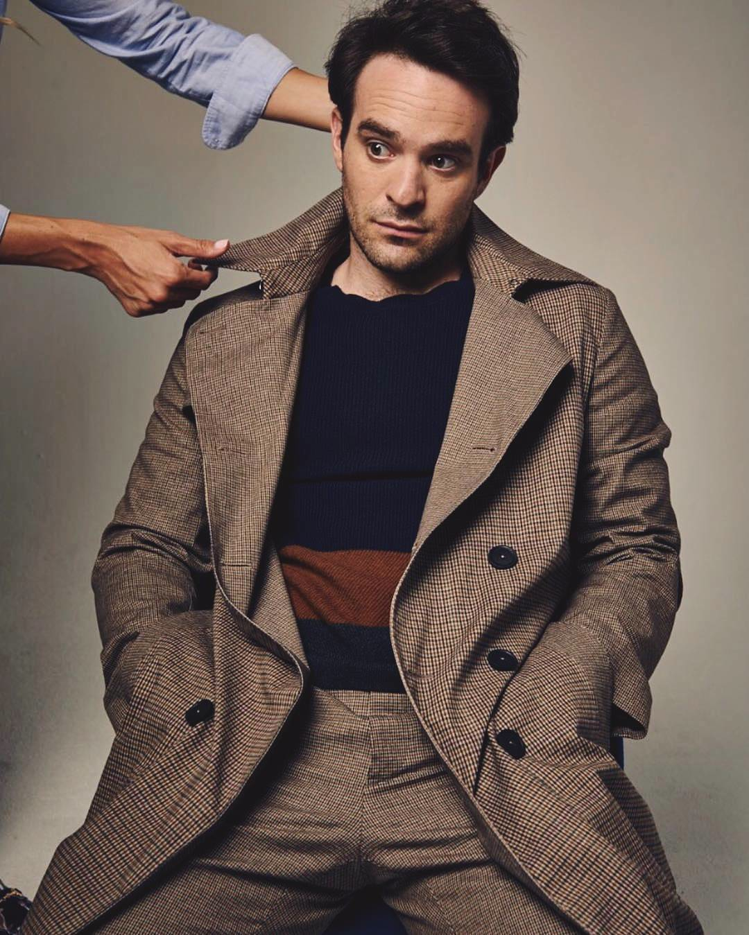 my new plaid pants: Charlie Cox Thirty-Five Times