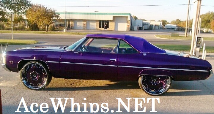 Ace-1: ON SALE: Candy Purple 71 Chevy Vert on 26" Fiore Forgiatos CALL ...