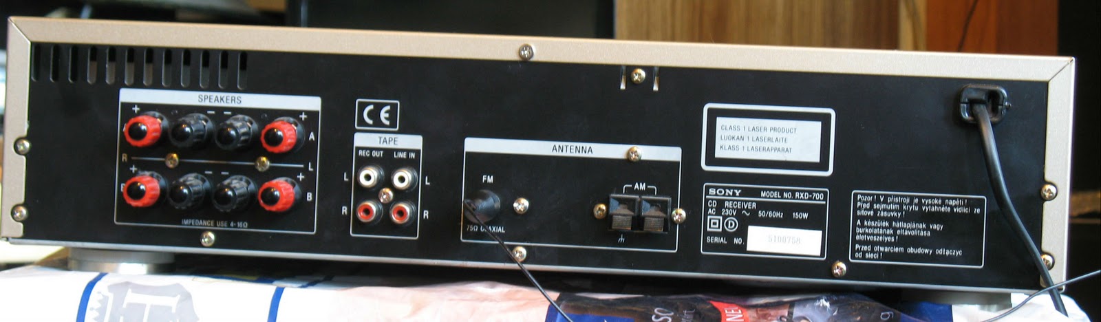 AUDIO VIDEO WORLD: ПРЕКРАСЕН CD РЕСИЙВЪР SONY RXD-700 / AUDIO VIDEO ...