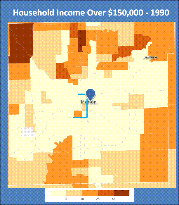 Had Enough Indy ?: Indy Income, Wealth, and Poverty - 1990 to 2012
