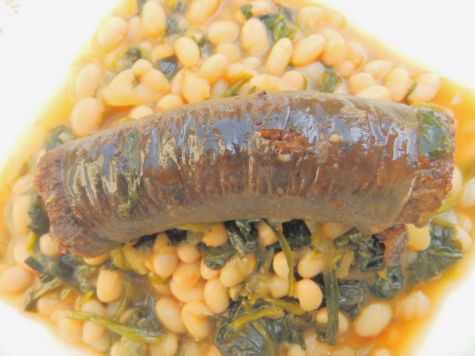 Fesols de Santa Pau amb botifarra negra