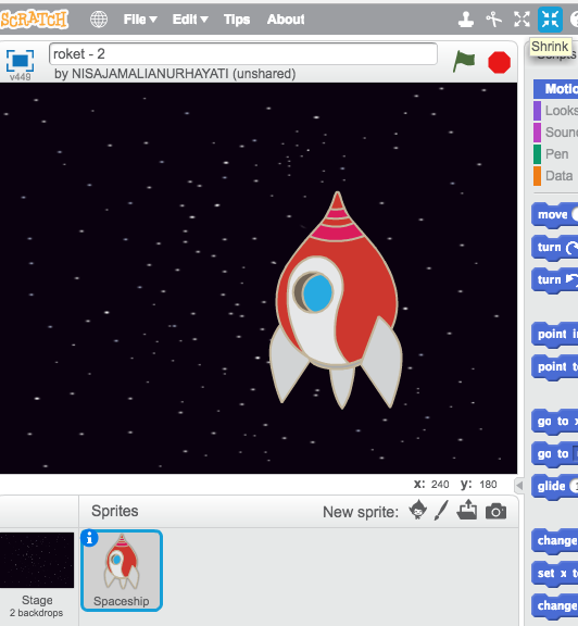 (SCRATCH 9) TUTORIAL MEMBUAT ROCKET