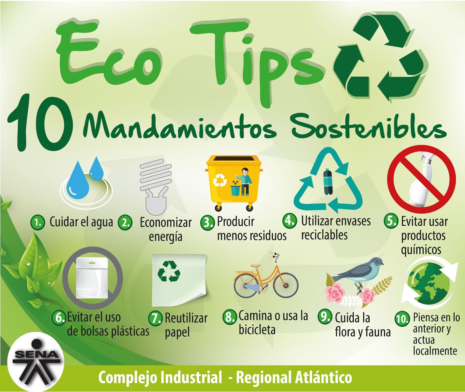 Centro Nacional Colombo Alemán: Eco tips