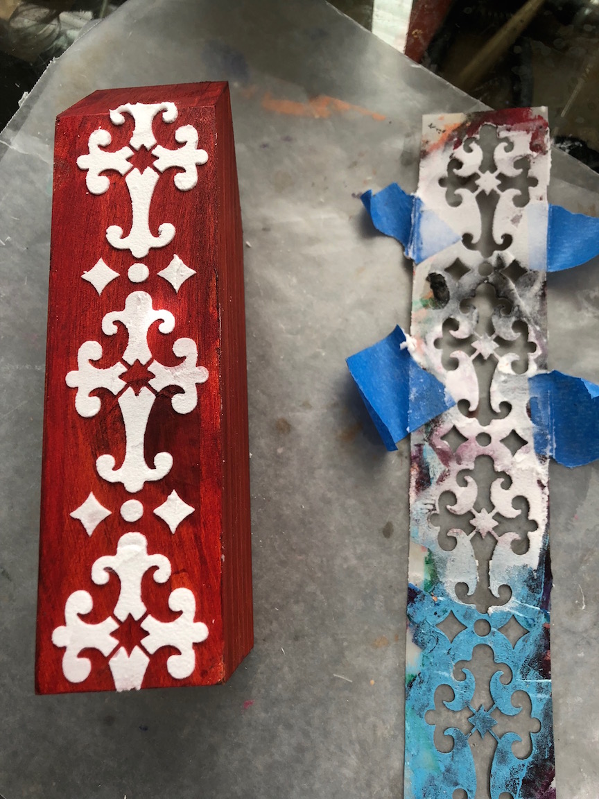 StencilGirl® Talk: Laurie Mika: Stencils with Molding Paste