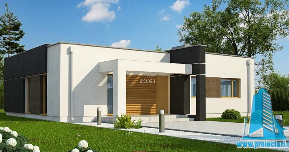 Proiecte de case: Proiect de casa cu parter -100722 - Chisinau