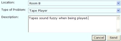 Library Player: Technical Fault Log