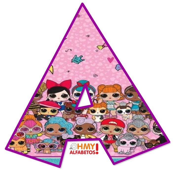 Alfabeto LOL Surprise. Cute LOL Surprise Abc. | Decoración navideña ...