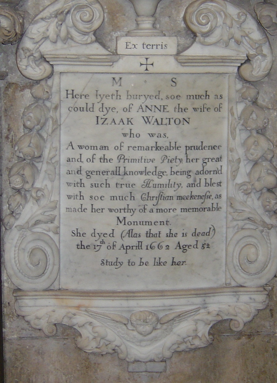Worcester Cathedral Library and Archive: Izaak and Anne Walton: A ...