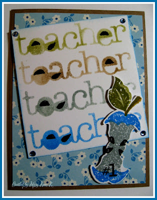Lakeside Stamping: Teacher Cards