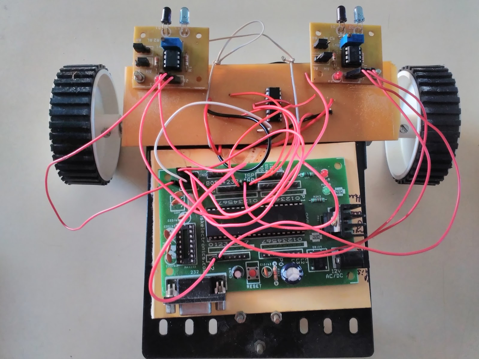 Line Follower Robot Lfr Using 8051 Microcontroller Consbedded