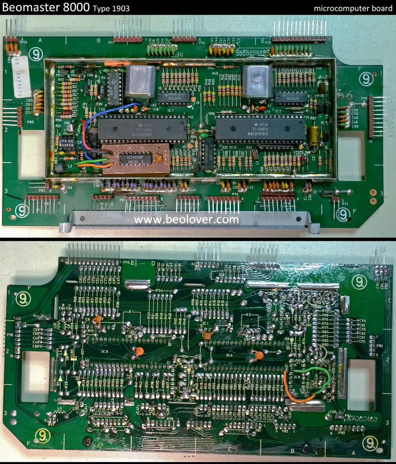 beolover: Beomaster 8000: Microcomputer Board