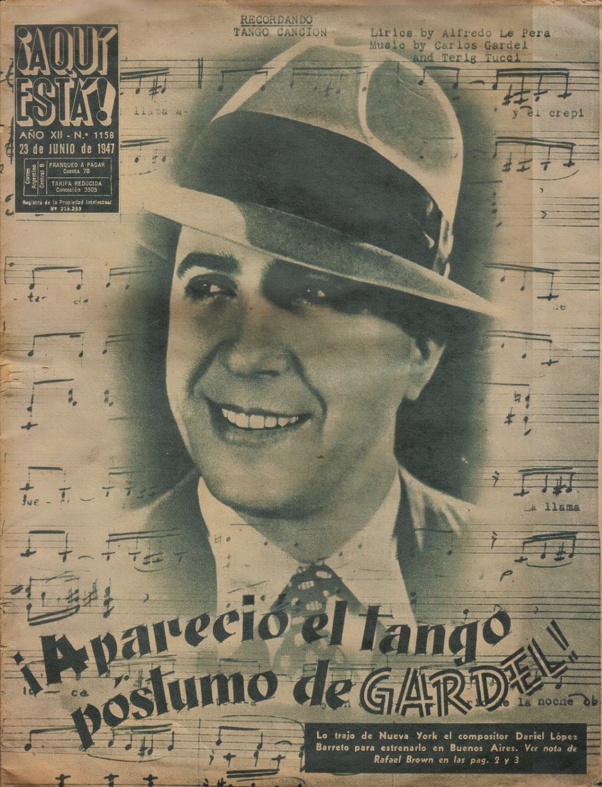 DOSSIER CARLOS GARDEL: Recordando o Evocación - Tango inconcluso de ...