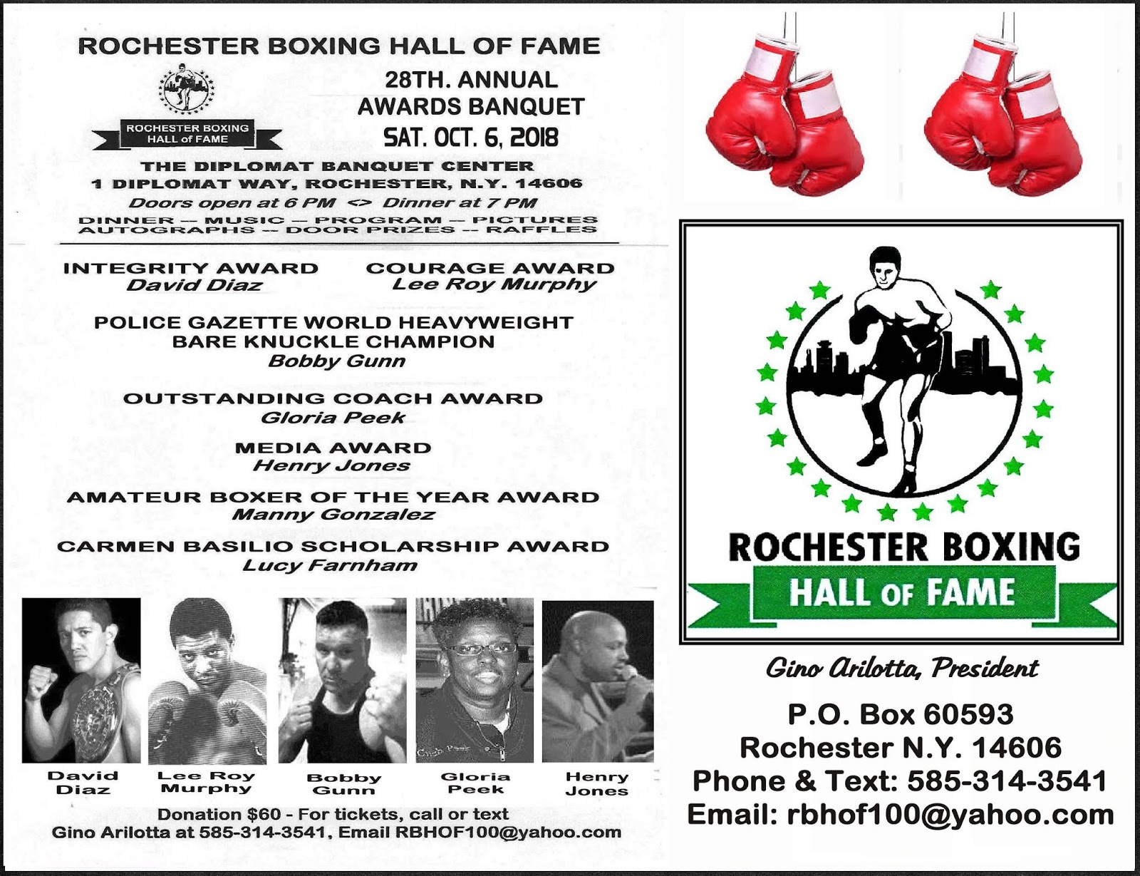 The Weigh-In: Rochester Boxing Hall of Fame