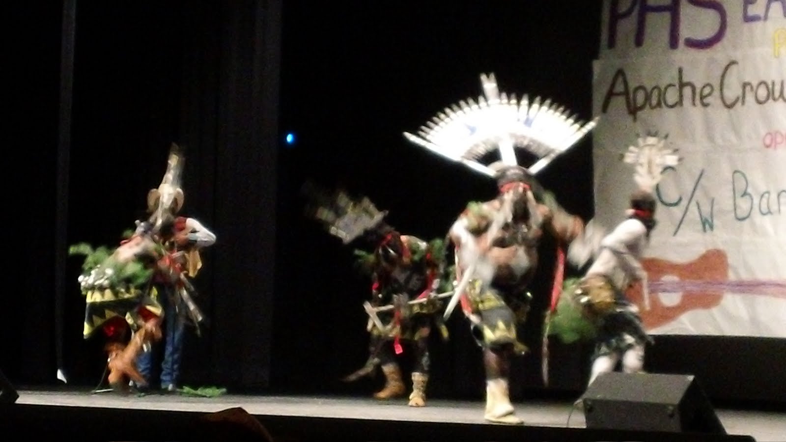 Out here in Pinon: Apache Crown Dancers