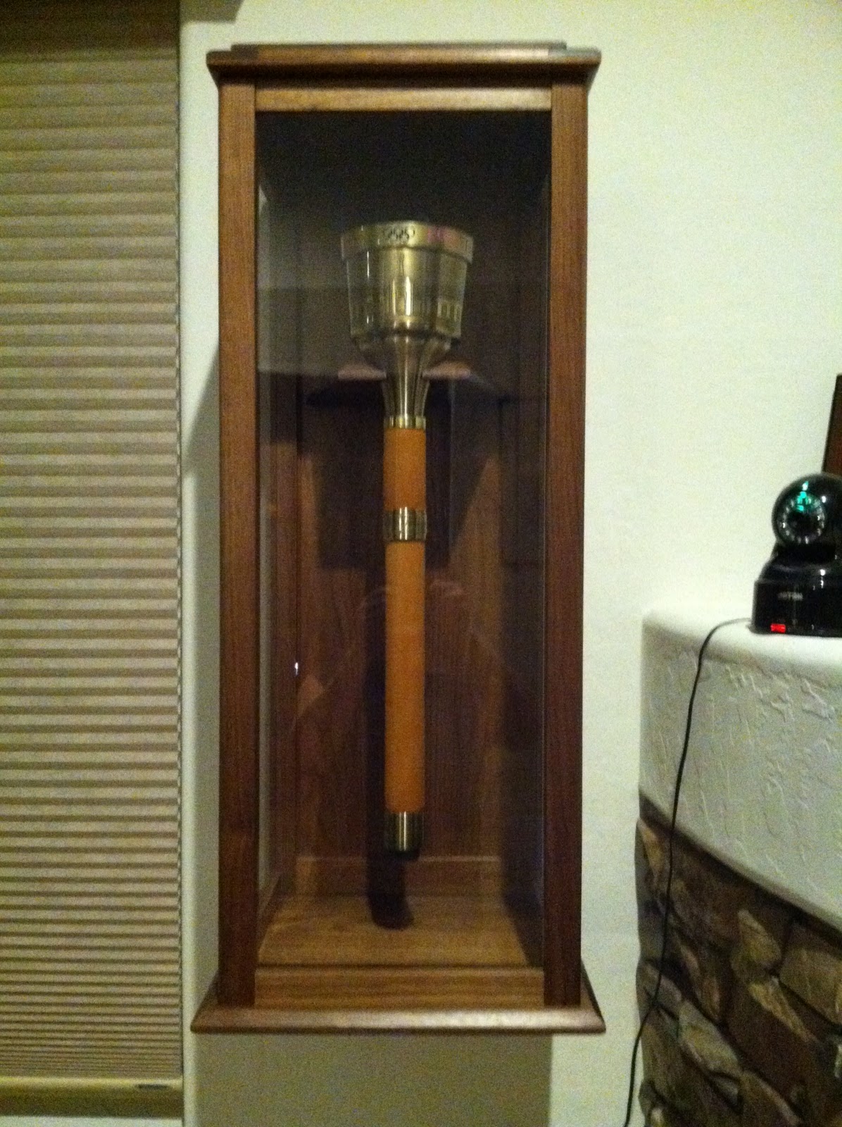 Let's Talk Wood: The Olympic Torch cabinet