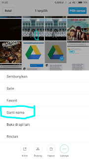 Cara mengubah nama foto atau gambar di android