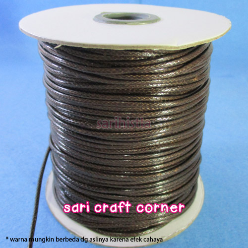 Tali Korea / Tali Kilap ~ Coklat 2 mm