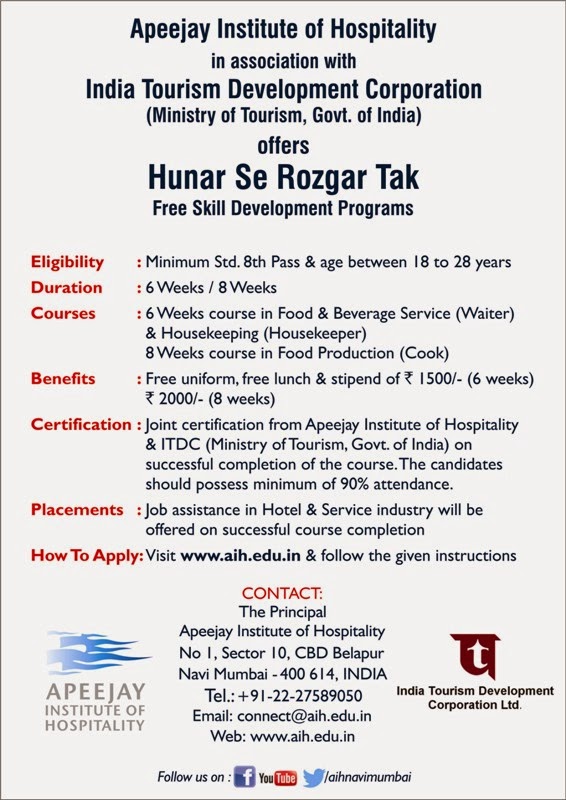 The Optimist Diary: Hunar Se Rozgar Tak - creating employable skills