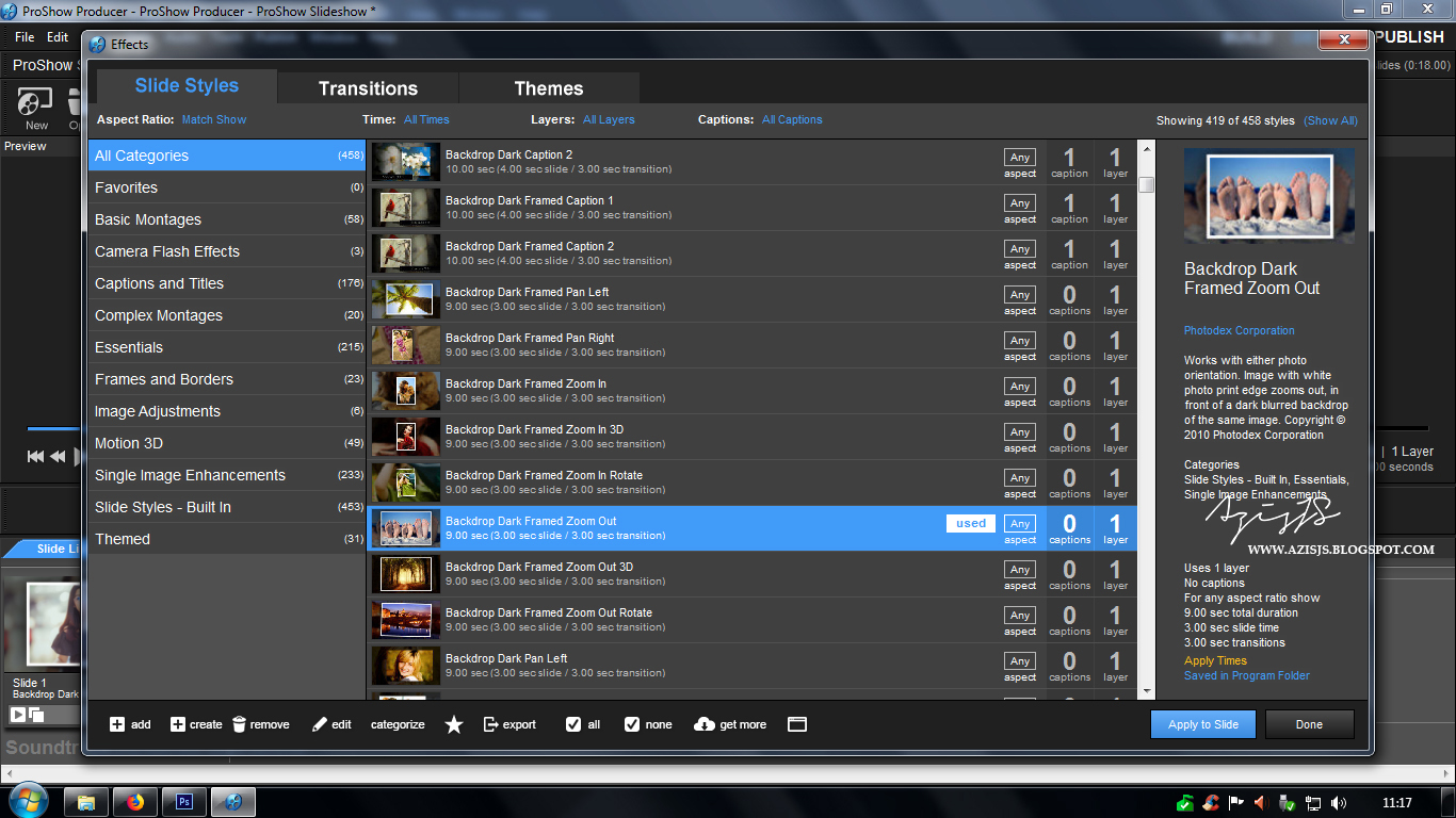 Proshow producer theme pack - perds