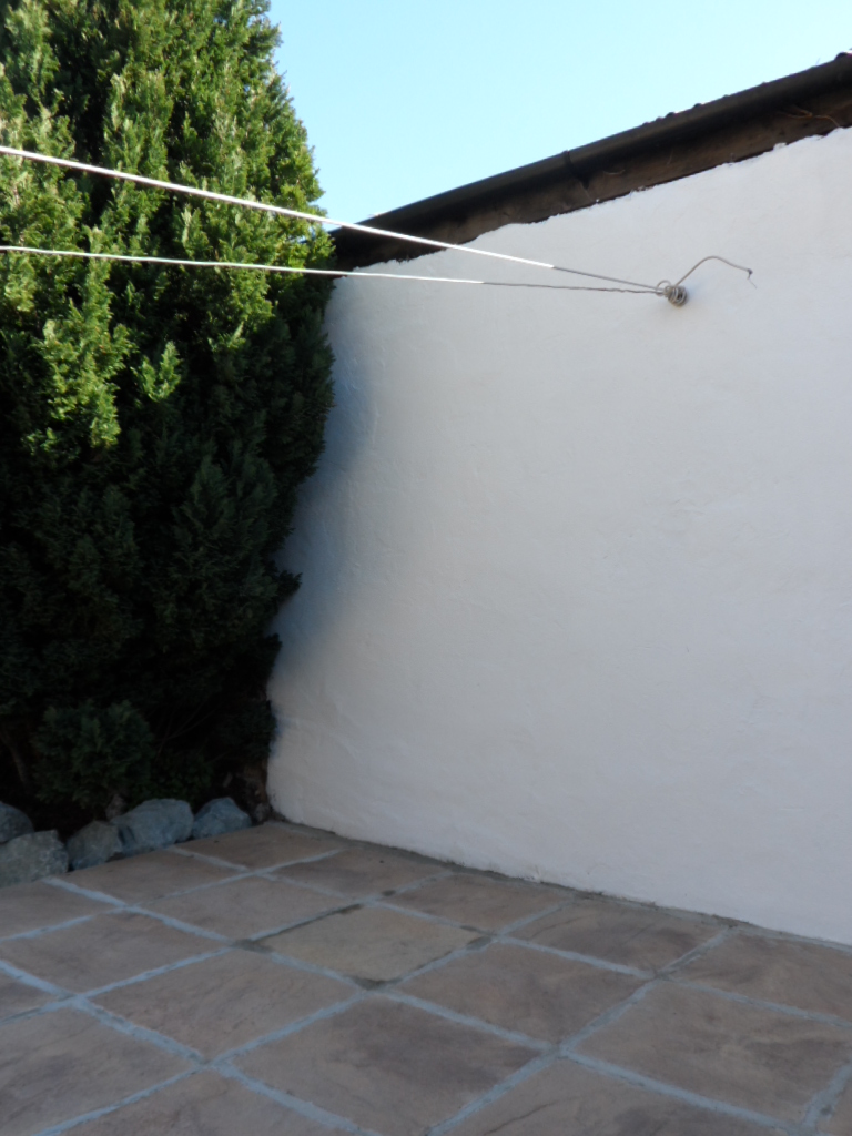 Plastering 4u : Garden Wall Rendered & Painted