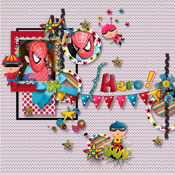 Chouk77 Designs: I'm a super hero ! + freebie