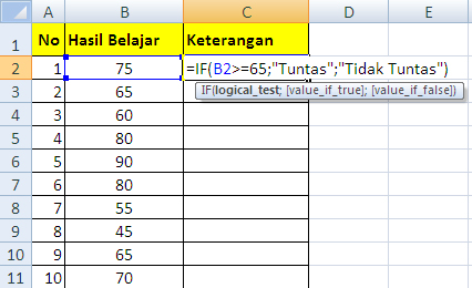 Pengertian dan cara membuat IF Majemuk dan IF tunggal