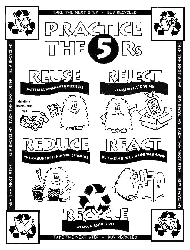 Caçamba de entulho: Os 5 R's