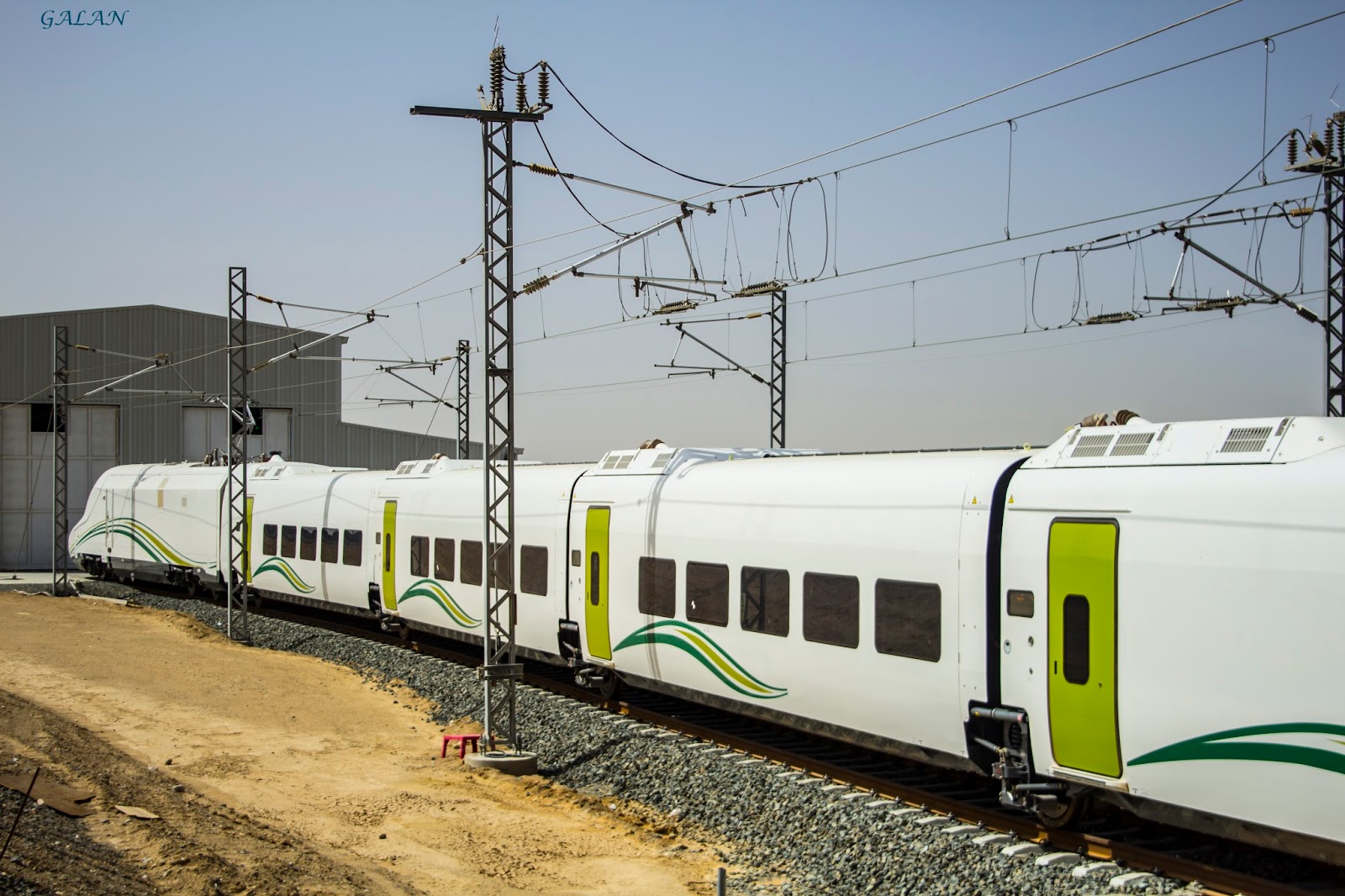 Trenes y mas trenes: Haramain Hight Speed Rail Talgo train static test