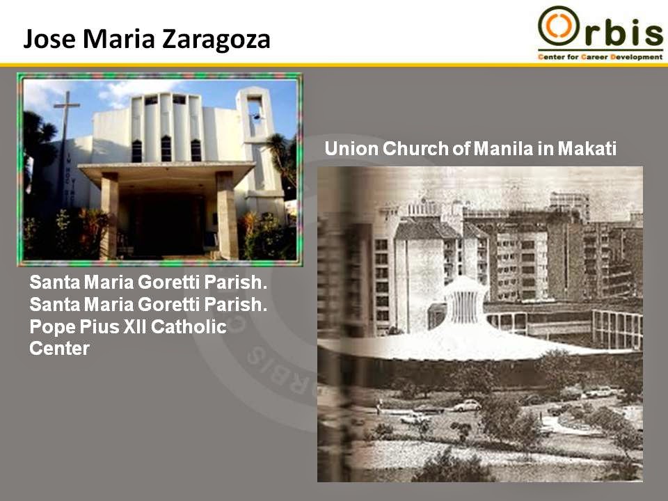 National Artist for Architecture series: Jose Maria Zaragoza ...