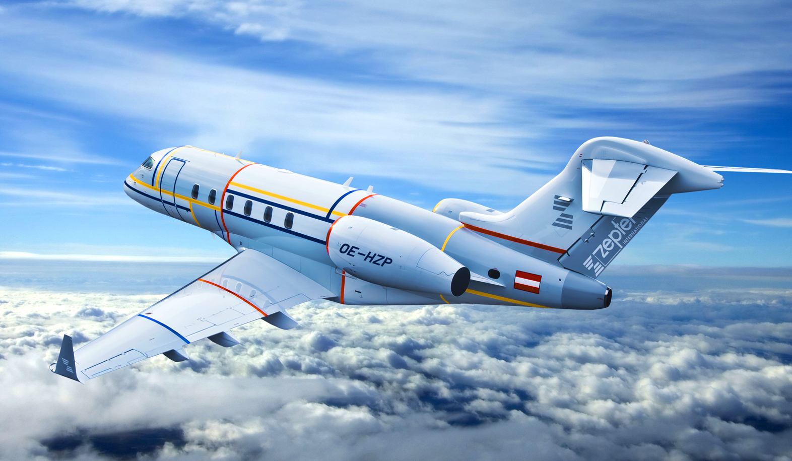 Passion For Luxury : Zeptair: Behind some of the most colorful private jets