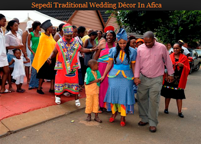 Sepedi Traditional Wedding Décor In Afica | formation decoration ...