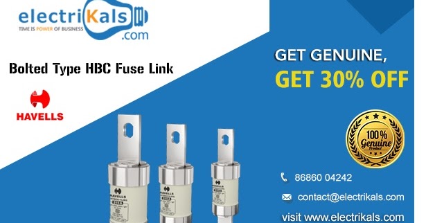 Electrikals: Buy Havells 63A 415V Bolted Type HBC Fuse Links Online ...