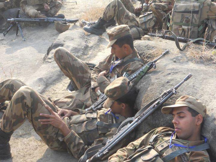Pakistani Soldiers Completing Their Sleep - All About Pakistan Army ...