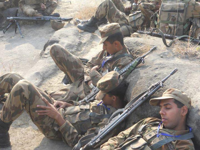 Pakistani Soldiers Completing Their Sleep - All About Pakistan Army ...