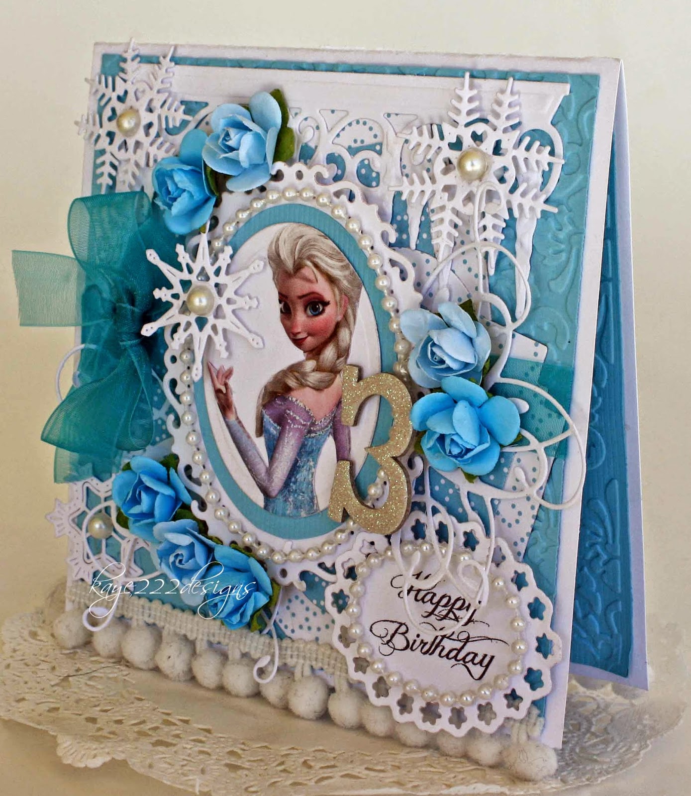 Beyond Beauty: Disney Elsa Birthday Card