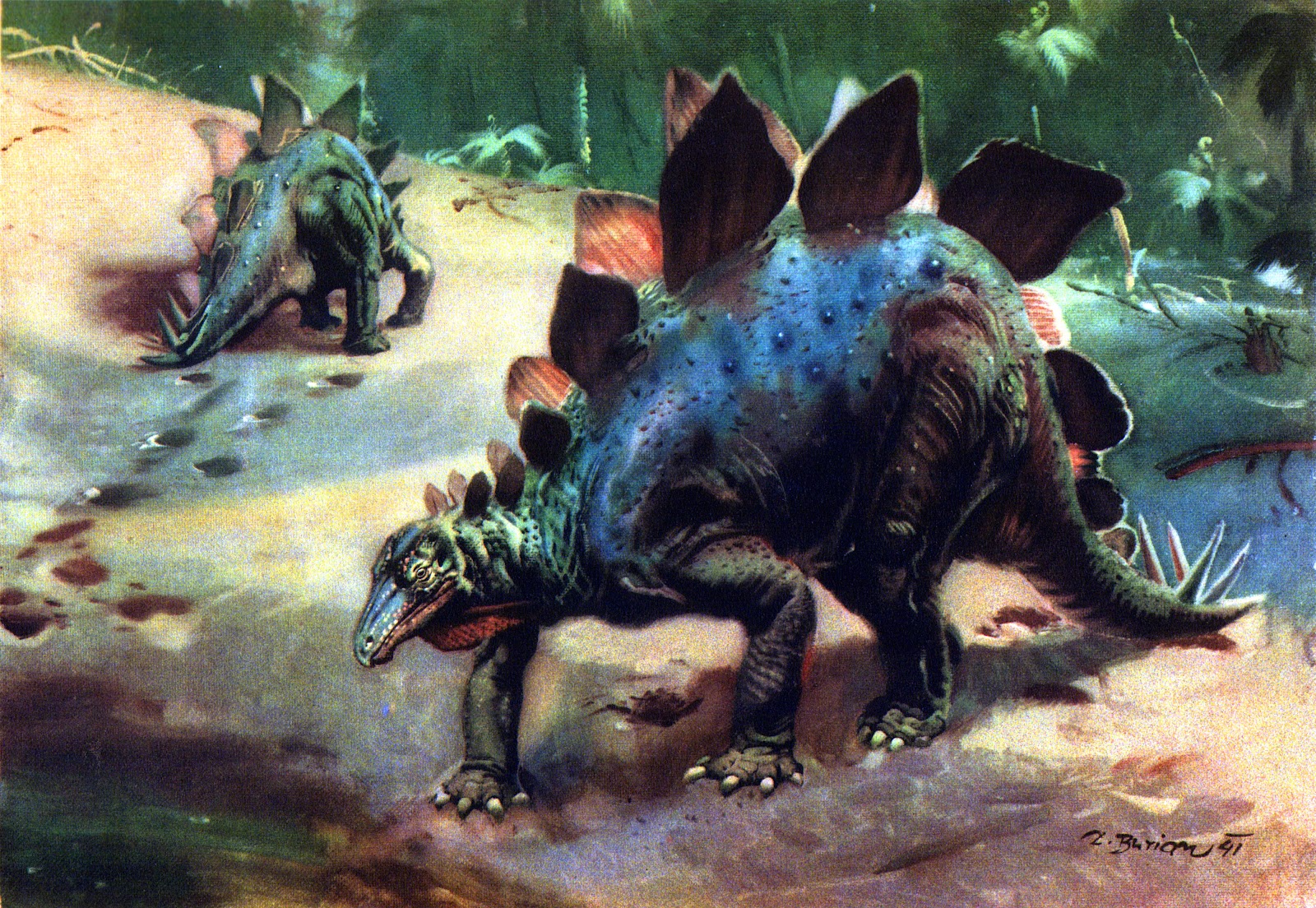 Zdeněk Burian: Stegosaurus