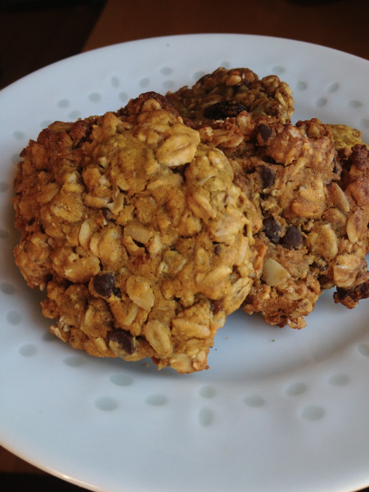 Green Cookies! Sunny Oatmeal Cookies