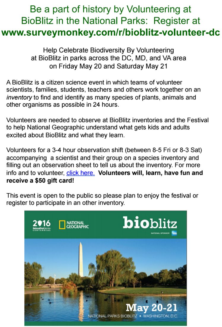 Encore Biodiversity: May 2016