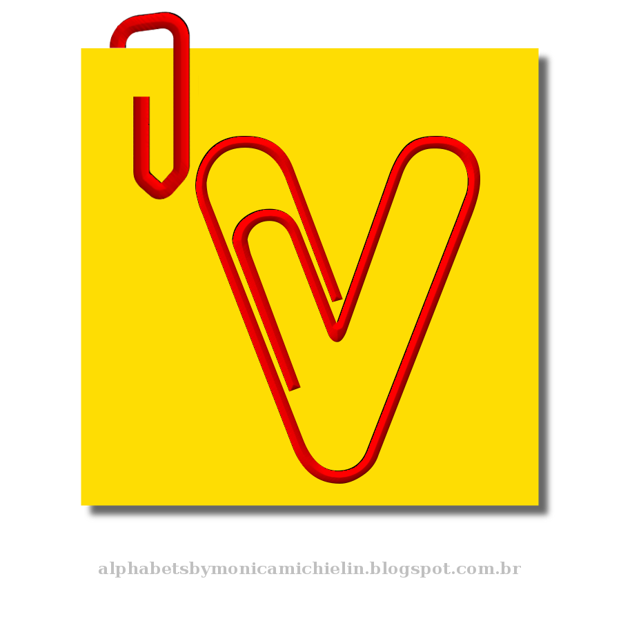 M. Michielin Alphabets: CLIPS PAPER ALPHABET