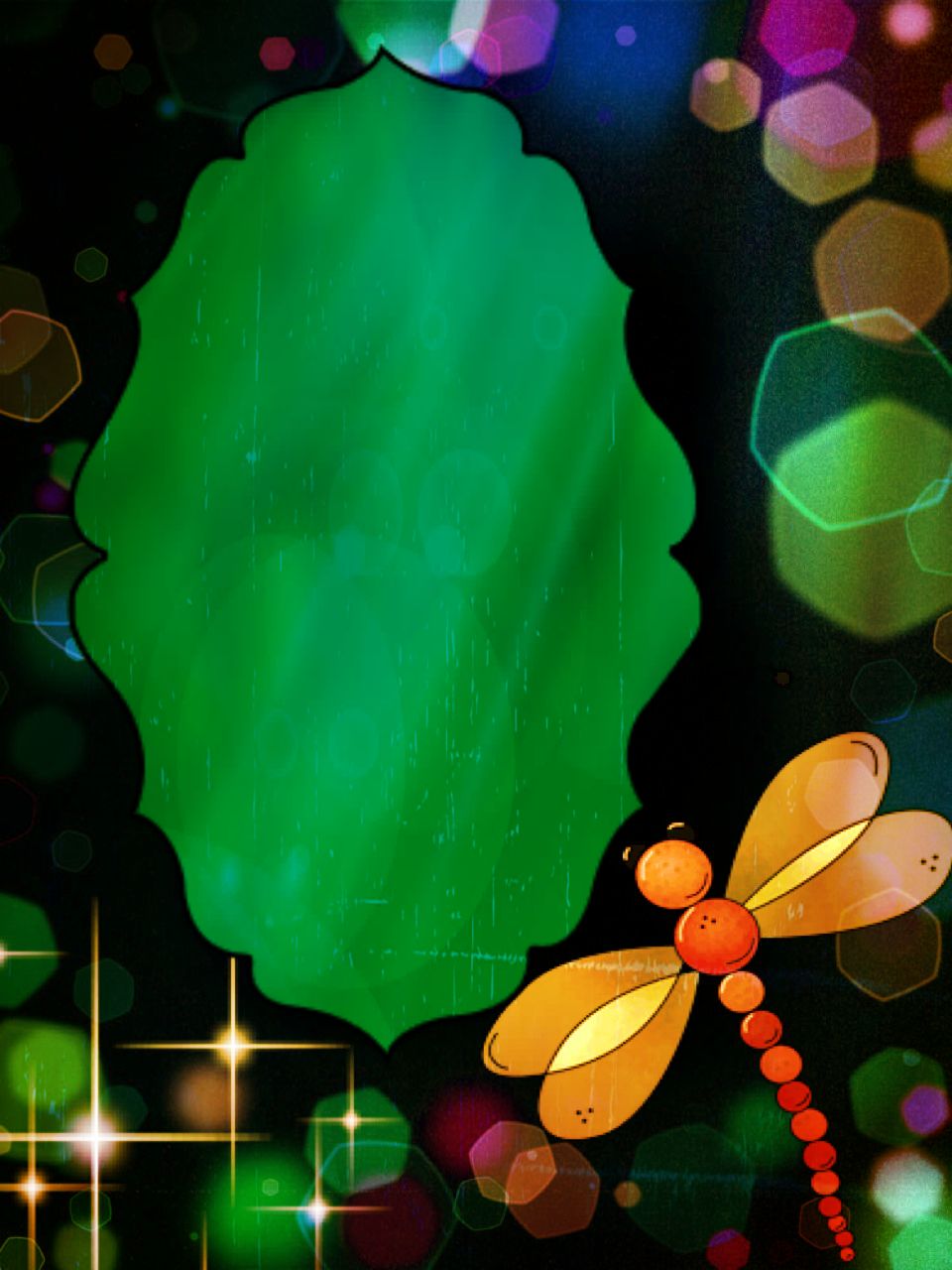 Dragonfly Frames And Backgrounds
