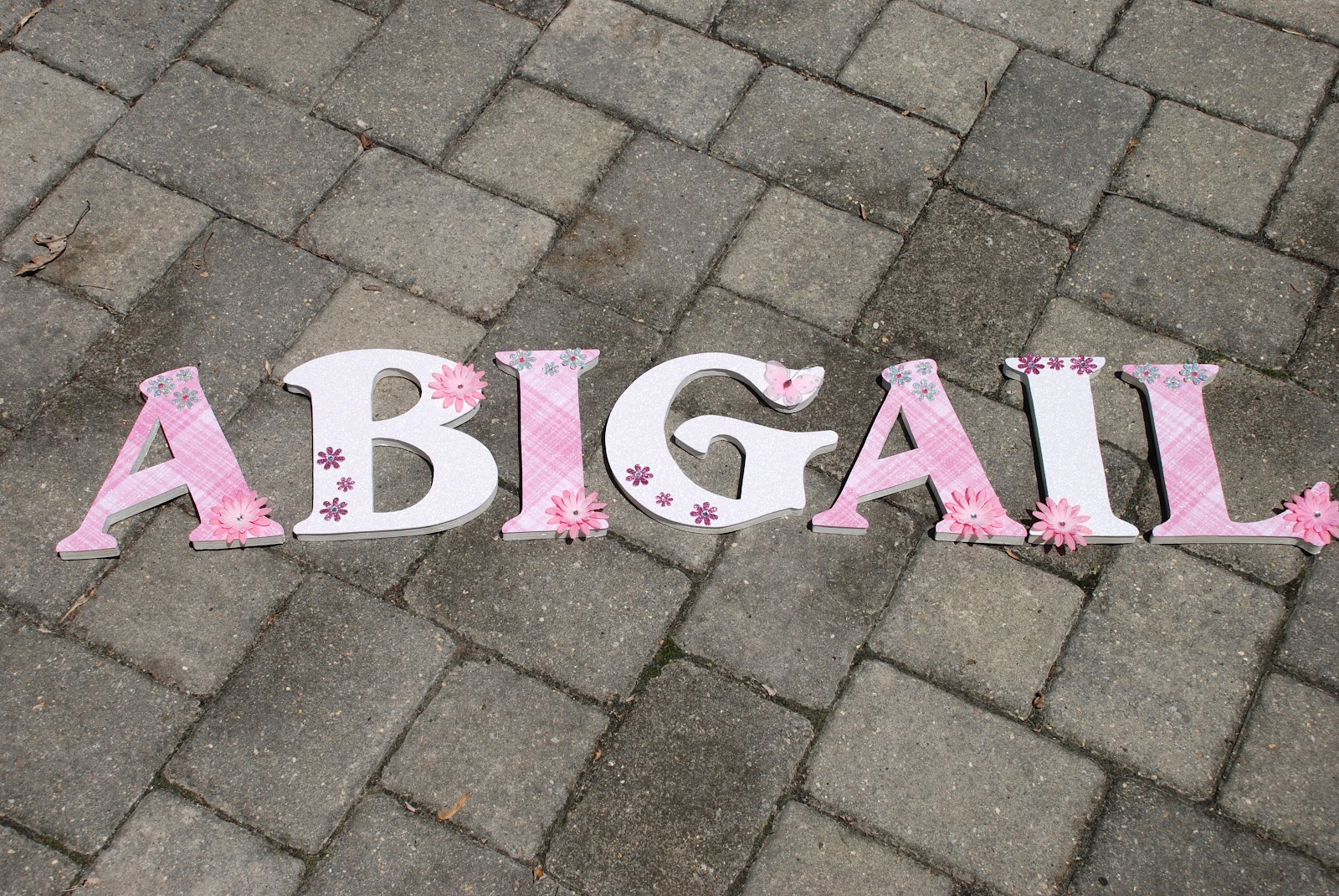 between the toys: Fancy Letters