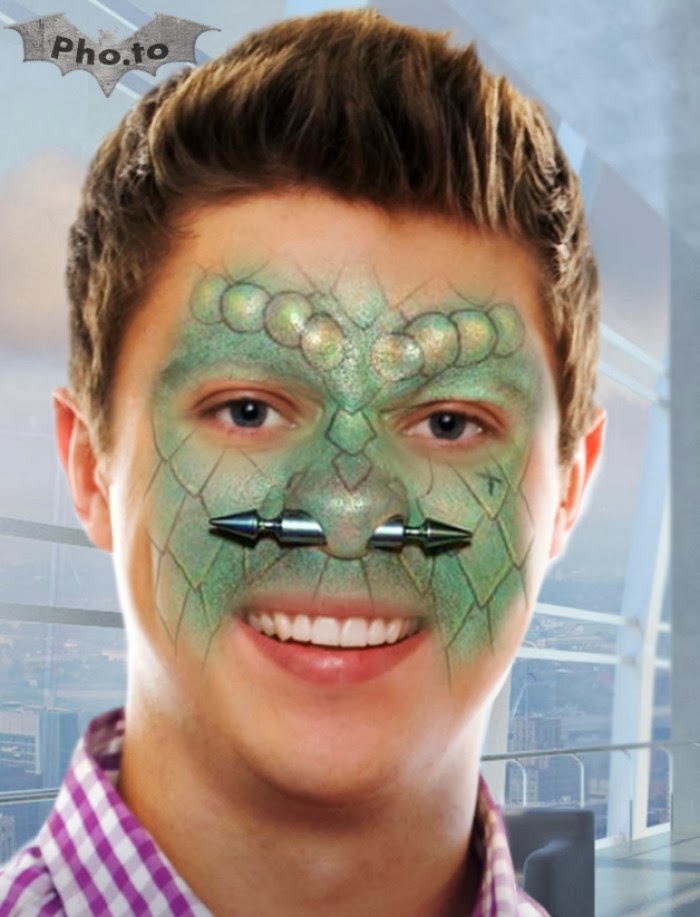 Lizard Man Face Effects Monster photo face Effects online free ...