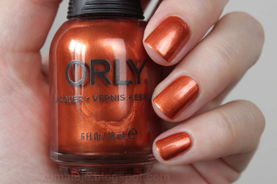 Zu maluje: orly - valley of fire (neon earth - summer 2018 collection)