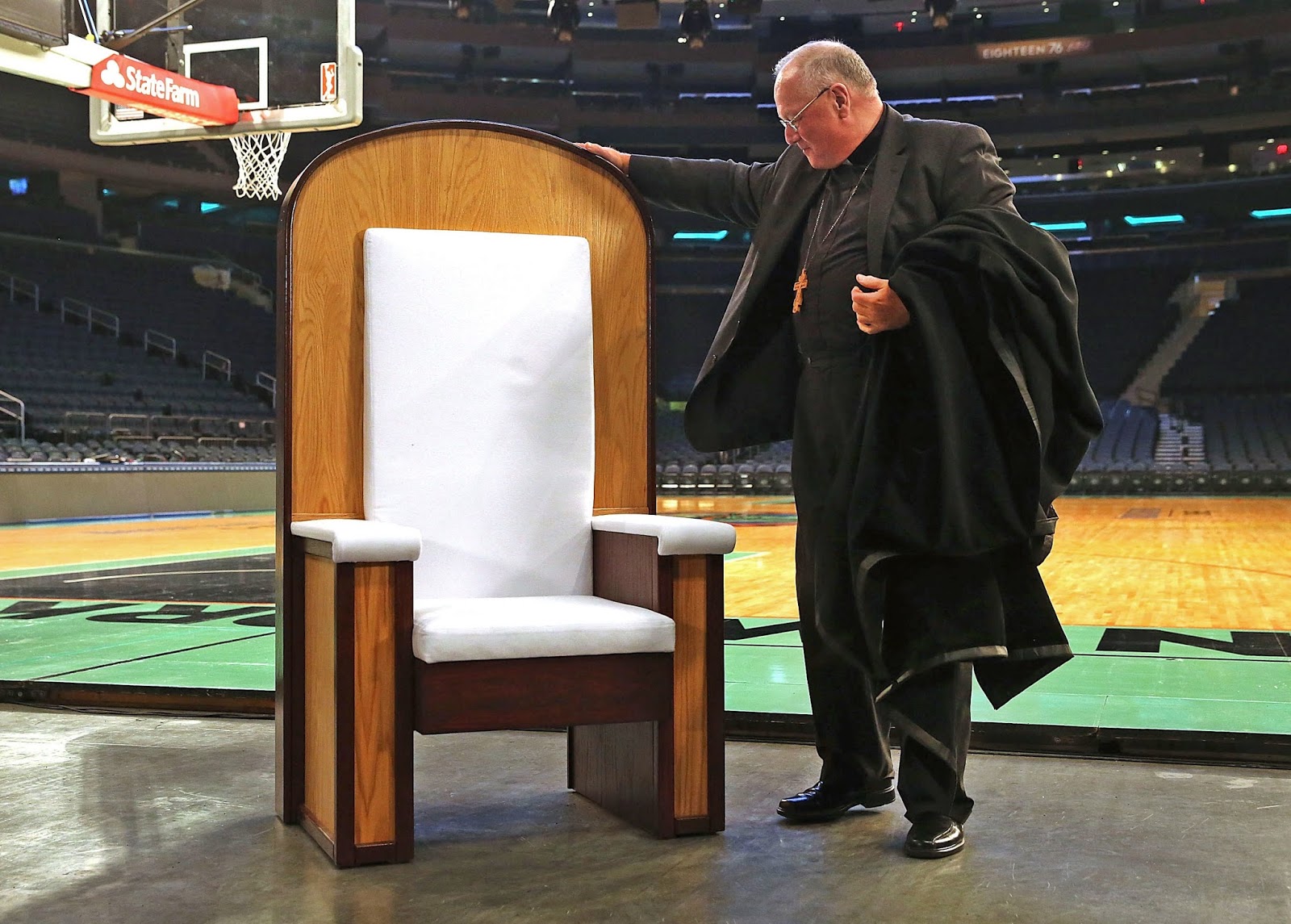 covered in his blood: Pope Francis's Custom-Made Chairs