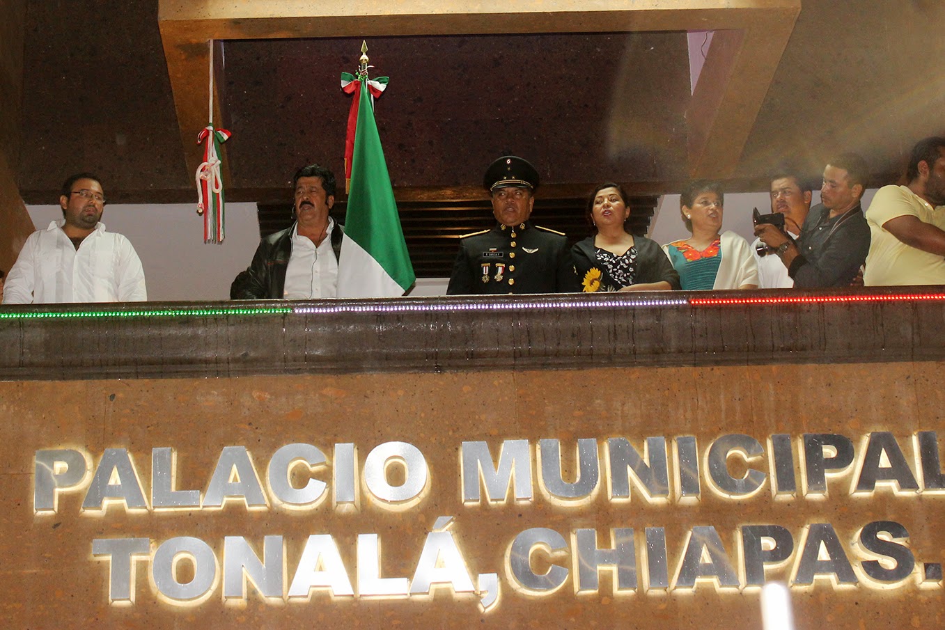 Imagen de Tonalá Chiapas: Manaco, encabezo ceremonia del grito de ...