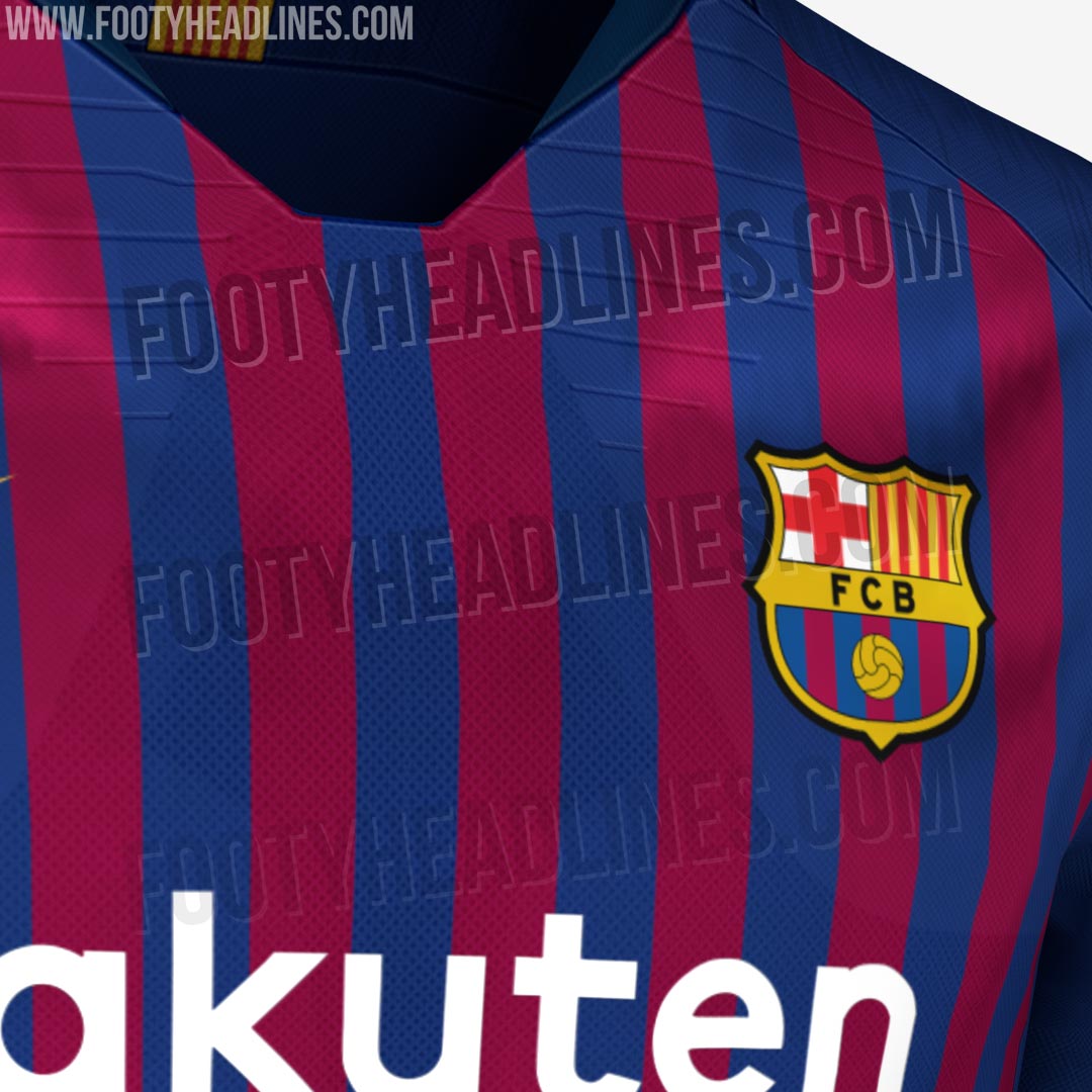 Exclusive: FC Barcelona 18-19 Home Kit Leaked + Release Date Revealed ...