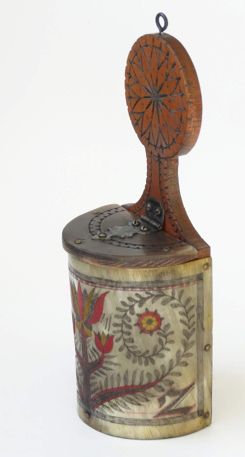 Contemporary Makers: Horn Container by "Wild Willy" Frankfort